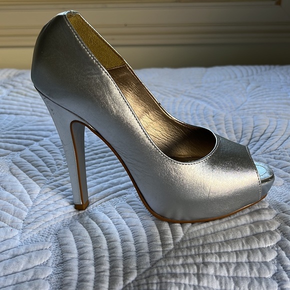 Bruno Menegatti | Shoes | Silver Platform Pumps | Poshmark
